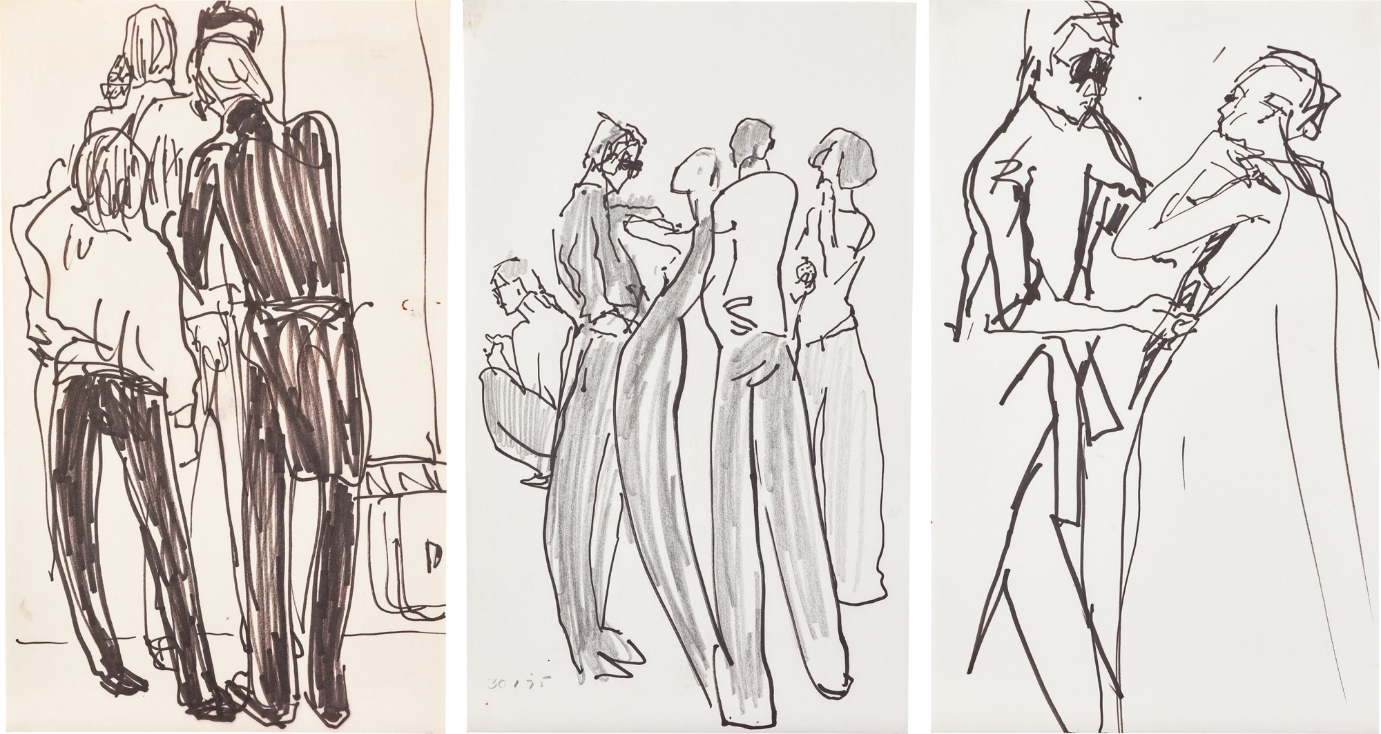 Joe Eula | Halston at Work (Circa 1975) | MutualArt