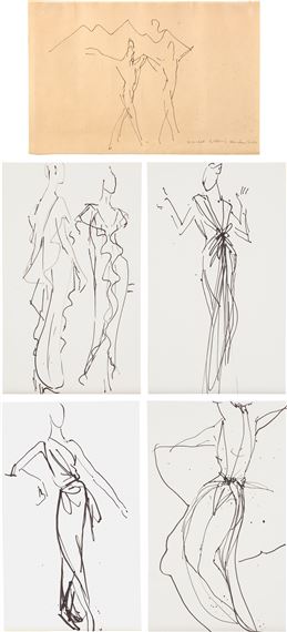 Joe Eula | Design Sketches (Circa 1977) | MutualArt