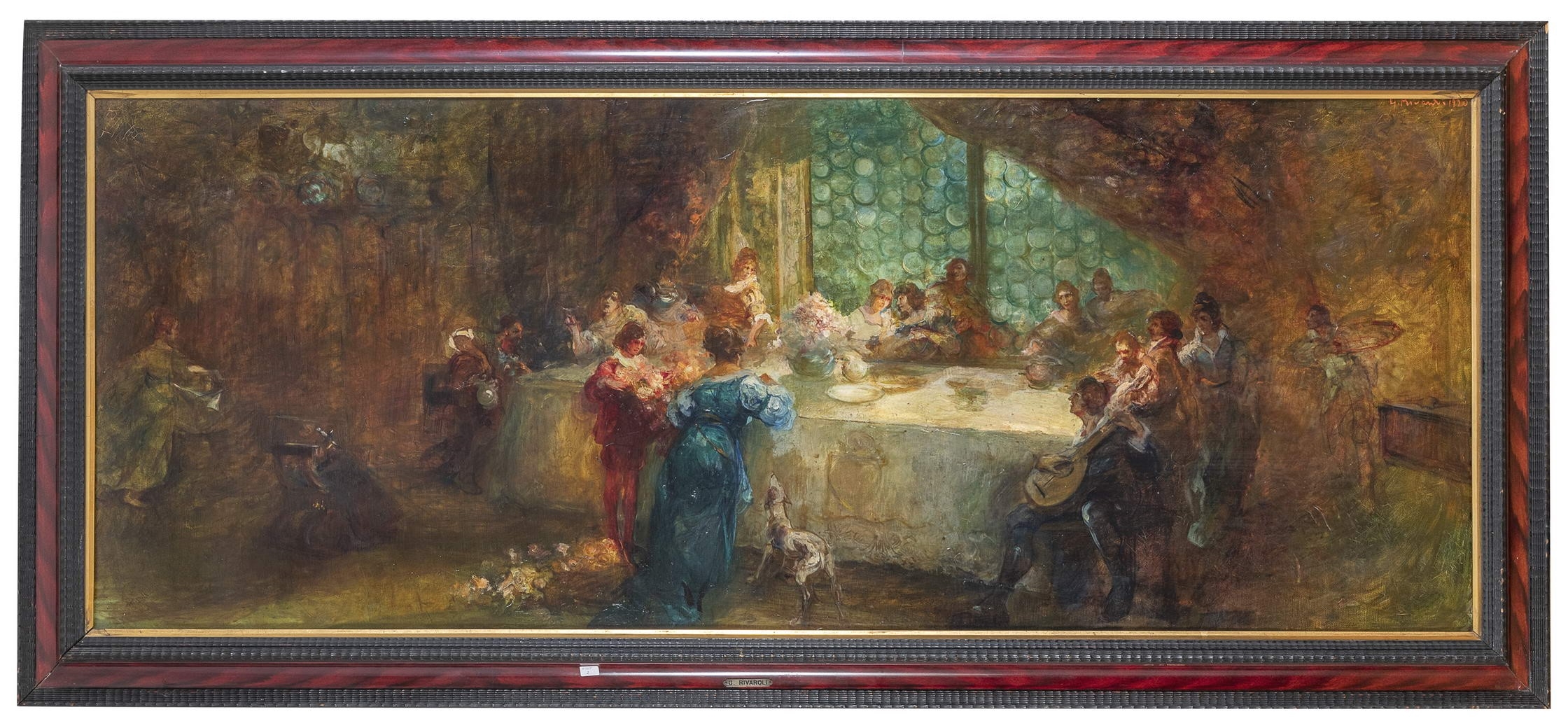 Giuseppe Rivaroli | BANCHETTO RINASCIMENTALE (1920) | MutualArt