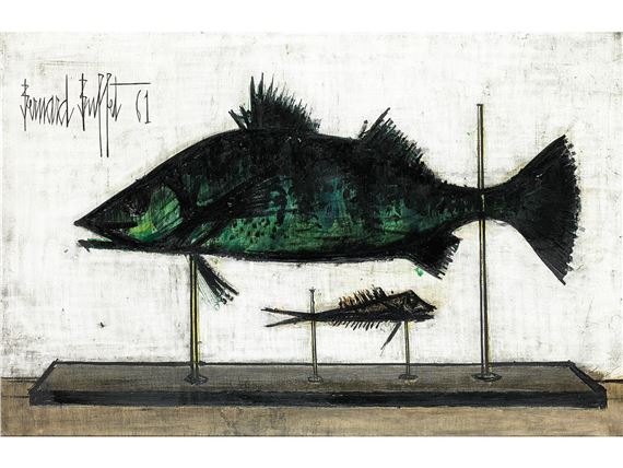 Bernard Buffet | Les Lapins, 1961 (1961) | MutualArt