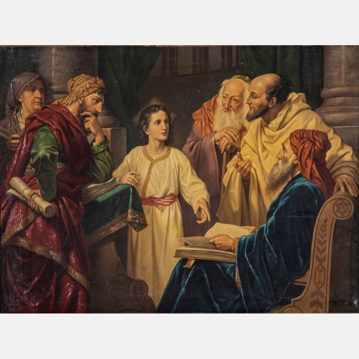Heinrich Hofmann | Jesus in the Temple | MutualArt
