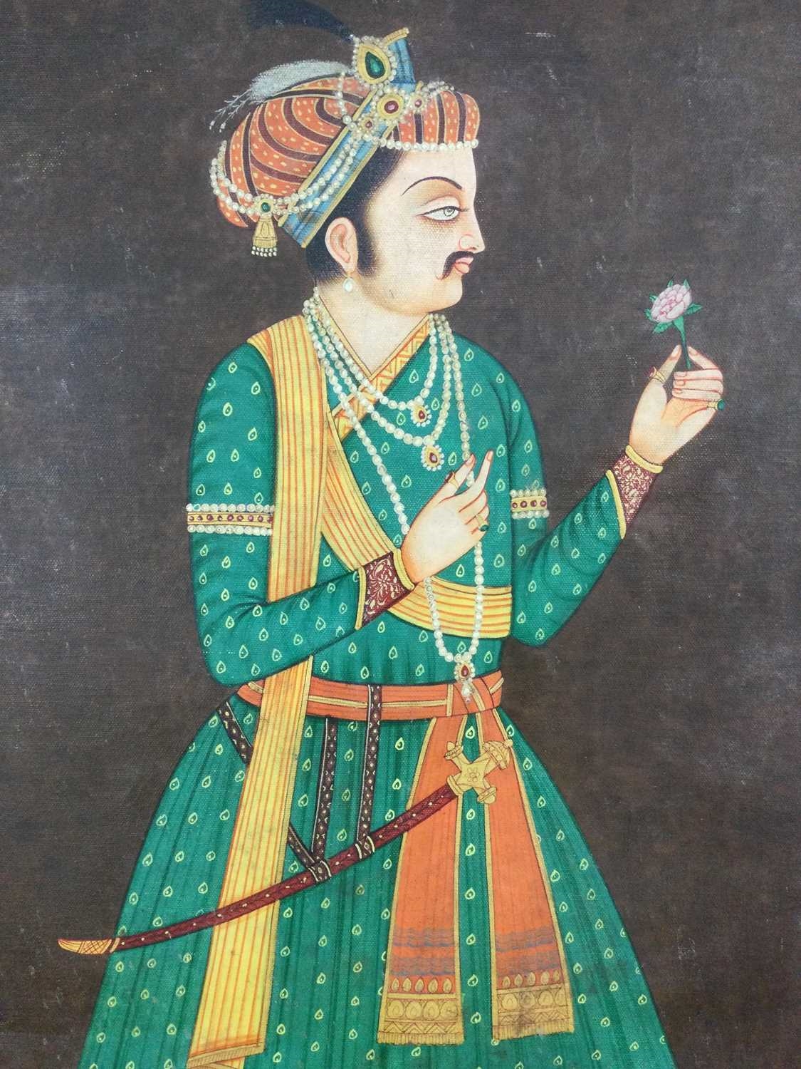 Indian School, 20th Century | MUGHAL PAINTING, depicting a standing ...