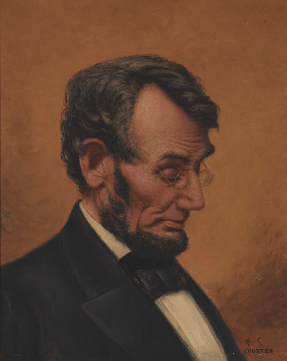 Franklin C. Courter | Portrait of Abraham Lincoln | MutualArt
