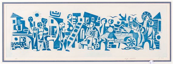 Amram Ebgi | Geometric Mural | MutualArt