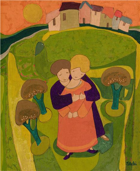 André Teleki | Robe violette | MutualArt