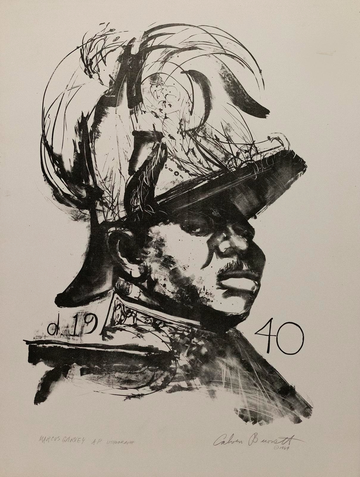 Calvin Burnett | PORTRAIT OF MARCUS GARVEY, (1964) | MutualArt