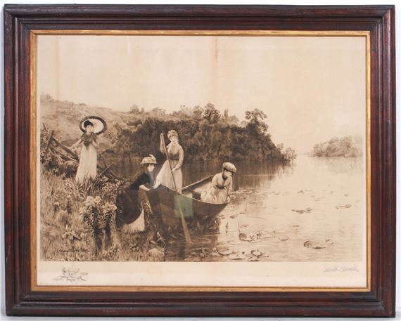 Hamilton Hamilton | Women in Boat | MutualArt