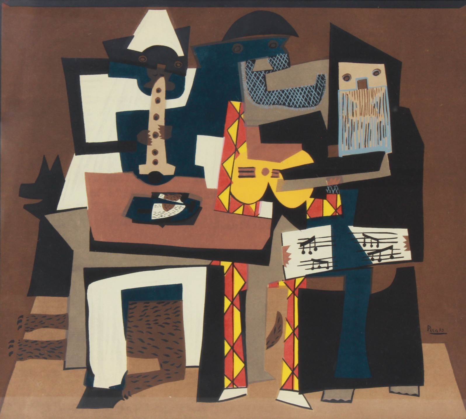 Pablo Picasso Three Musicians