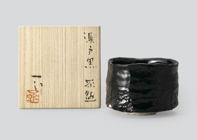 Ichiro Hori | Seto black tea bowl | MutualArt