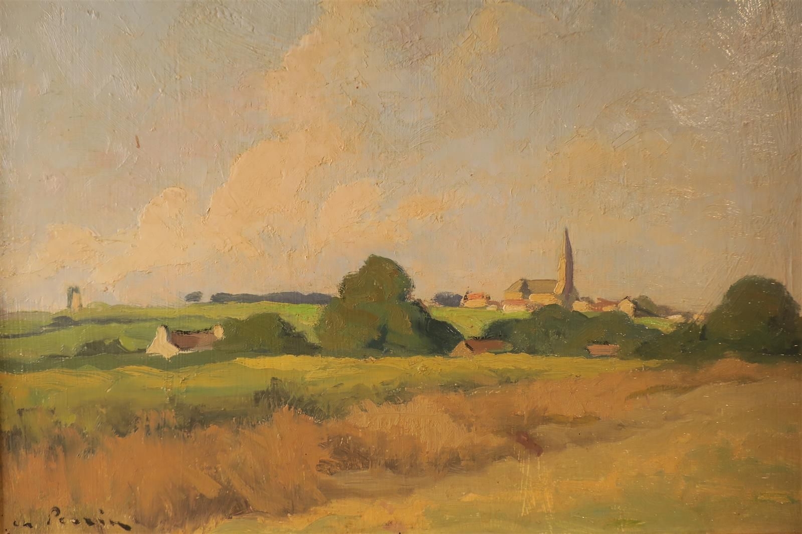 Charles Perrin | Le village de Landreau (1943) | MutualArt