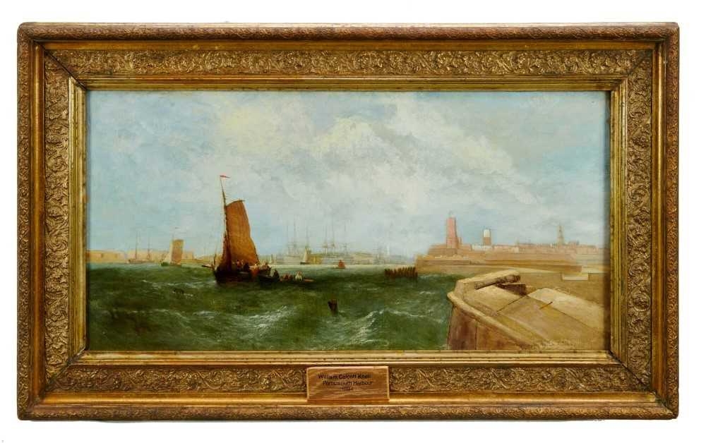 William Calcott Knell | An extensive view of Portsmouth Harbour (1894 ...