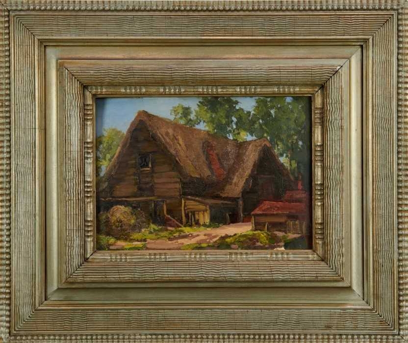 Lewis Taylor Gibb | A Thatched Barn | MutualArt