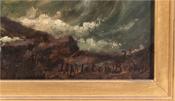 John Appleton Brown | Surf Breaking on a Rocky Coast (73) | MutualArt