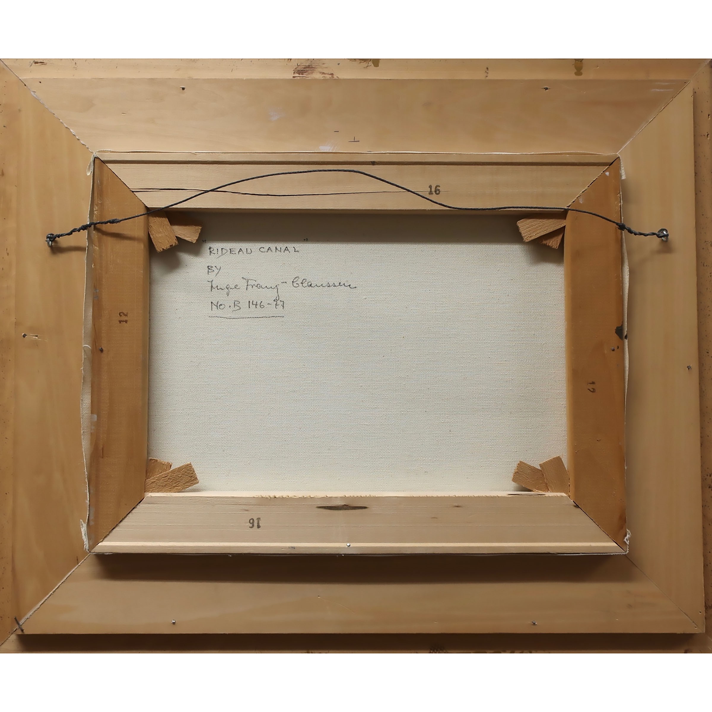 Inge Franz-Claussen | RIDEAU CANAL | MutualArt