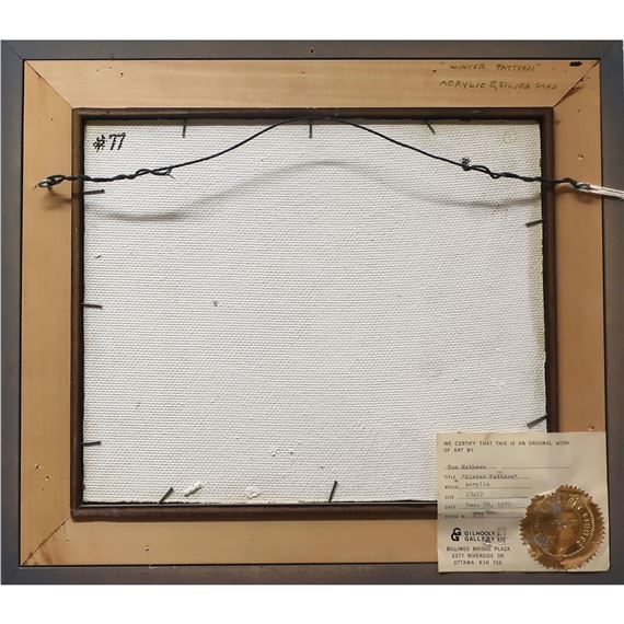 Tom Mathews | WINTER PATTERNS | MutualArt