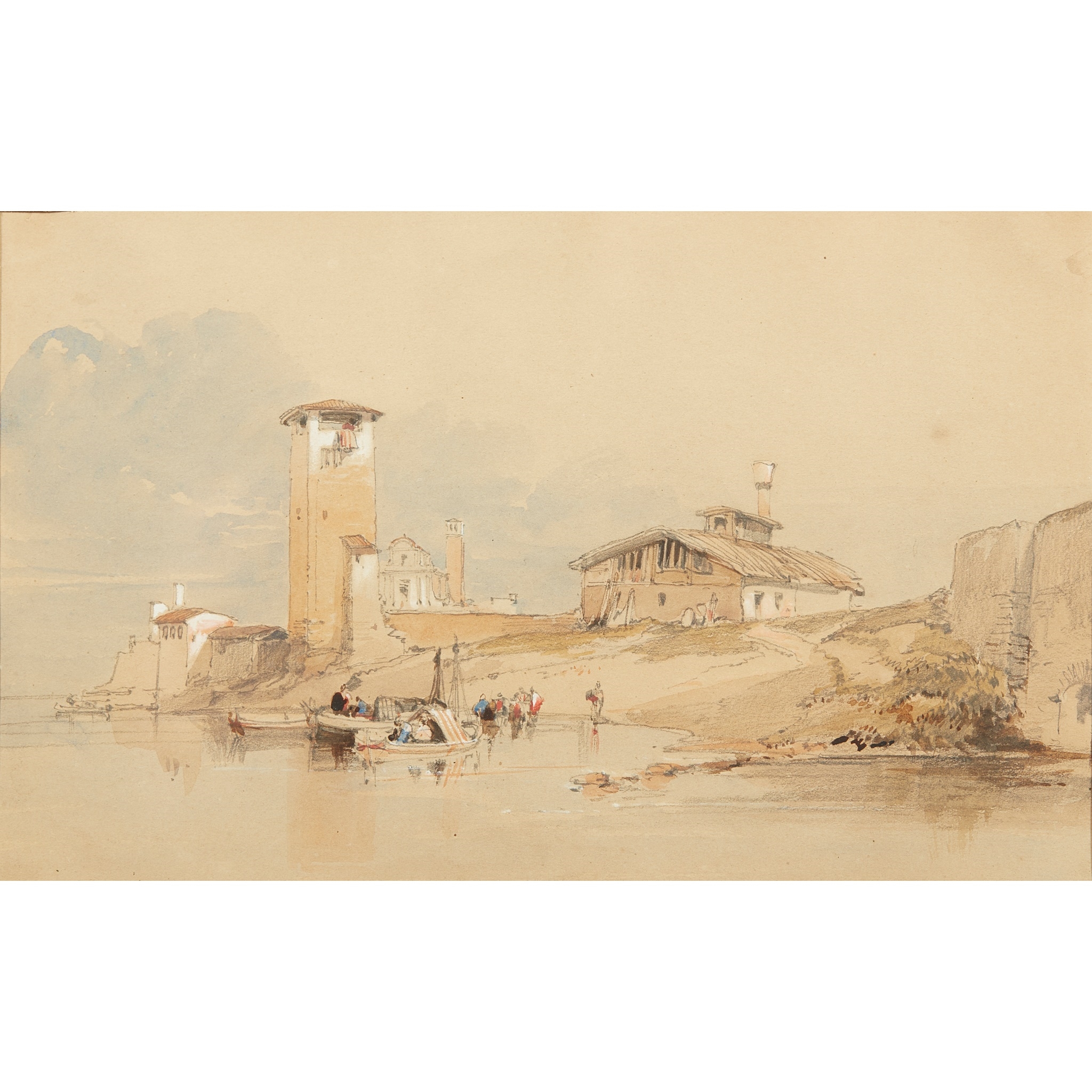 William Leighton Leitch | A VIEW OF LAKE COMO | MutualArt