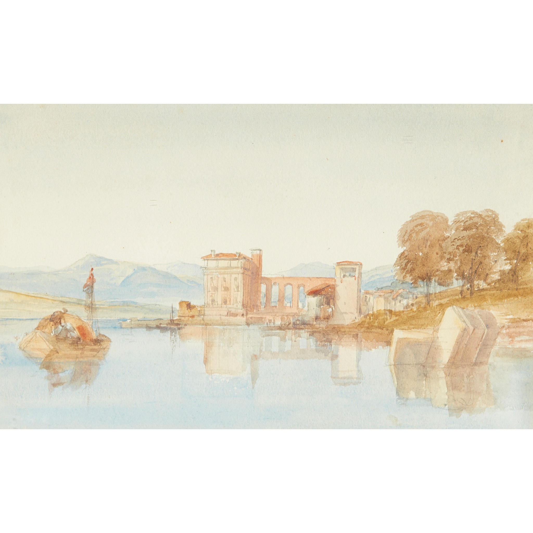 William Leighton Leitch | A VIEW OF LAKE COMO | MutualArt