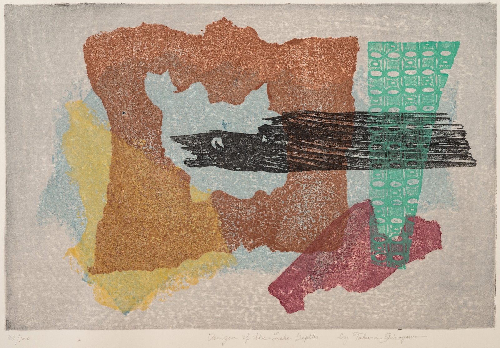 Takumi Shinagawa | Denizen of the Lake Depths (Circa 1957) | MutualArt