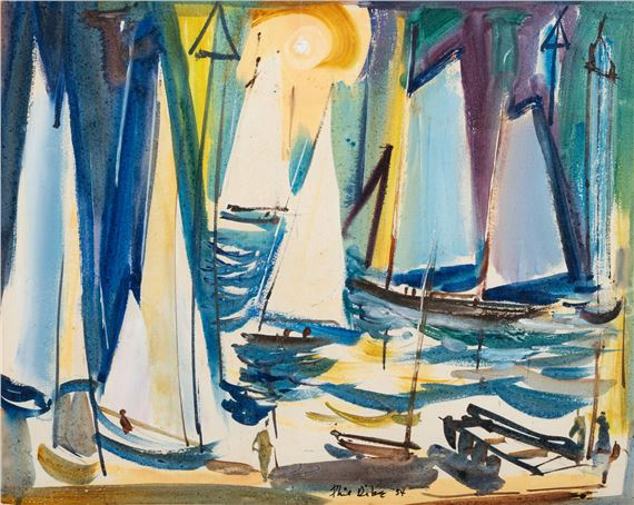 Phil Dike | Summer Sails (1954) | MutualArt