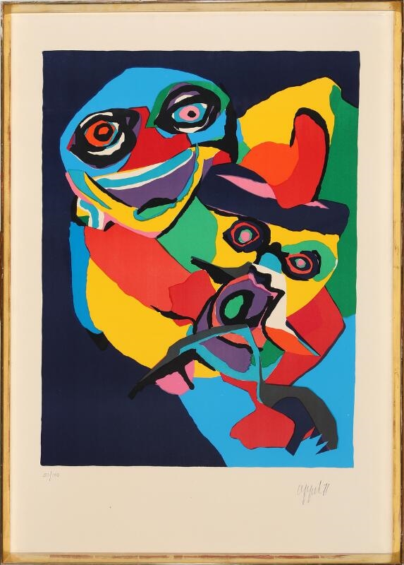 Karel Appel | Composition with figures (1971) | MutualArt