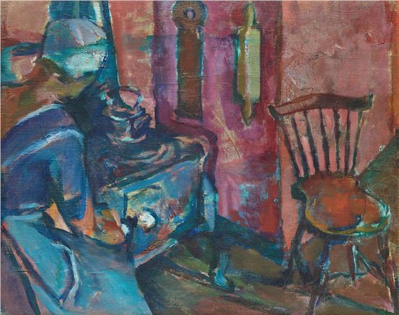 Ludvig Peter Karsten | Det røde kjøkken (1913) | MutualArt