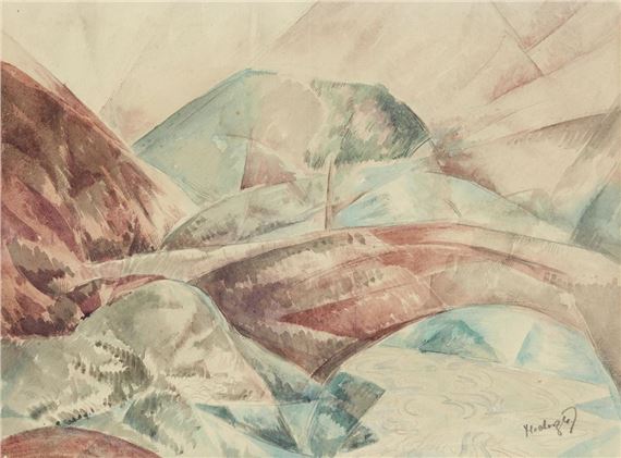 Thomas Blakeley Mackenzie | A Mountainous Landscape | MutualArt