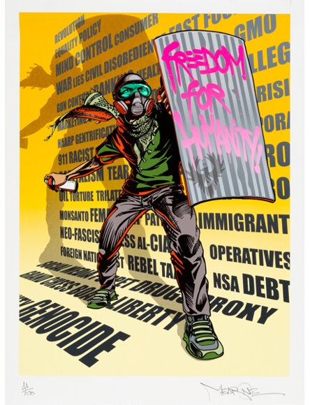 Mear One | Freedom For Humanity (2016) | MutualArt