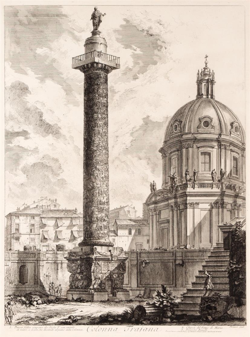 Giovanni Battista Piranesi | COLONNA ANTONINA, FROM VEDUTE DI ROMA ...