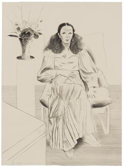David Hockney | Brooke Hopper, from Friends (1976) | MutualArt