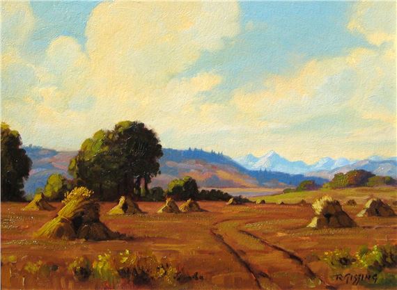 Roland Gissing | Harvest near Calgary | MutualArt