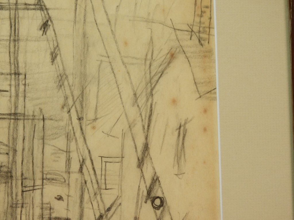 Louis George | Louis George Bouche Regionalist Pencil Drawing | MutualArt