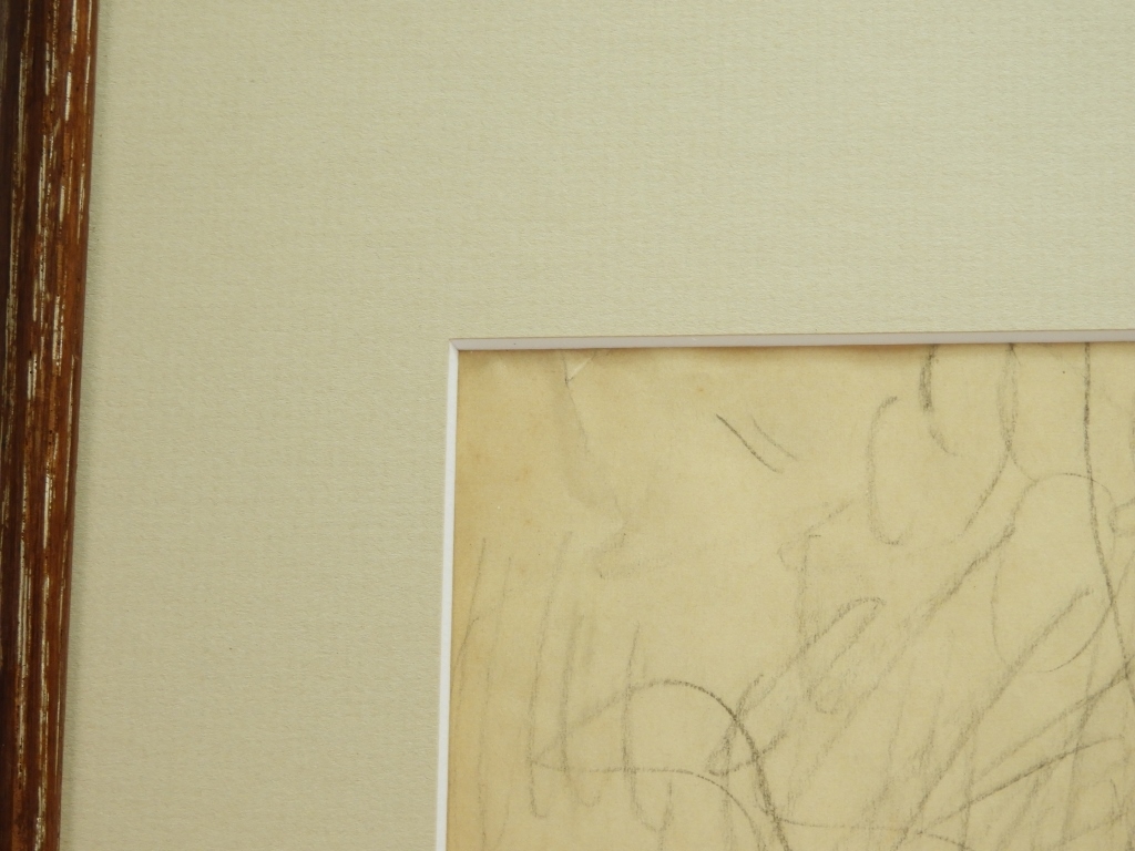 Louis George | Louis George Bouche Regionalist Pencil Drawing | MutualArt