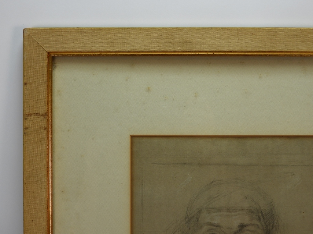 Hyman Bloom | Hyman Bloom Portrait Study Drawing | MutualArt