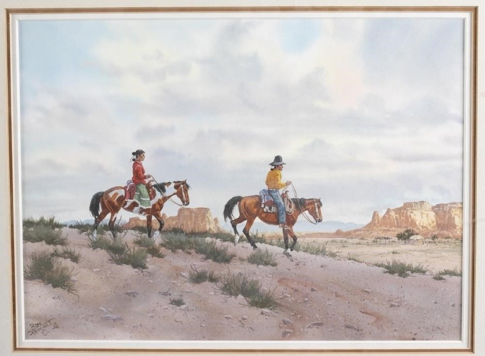 Ron Stewart | Apache Sunset | MutualArt