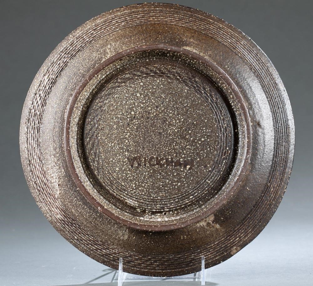 Nancy Wickham | 2 Nancy Wickham Boyd stoneware pottery pieces | MutualArt