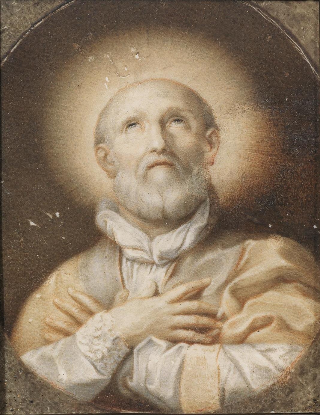 Roman School, 18th Century | PORTRAIT OF A SAINT | MutualArt