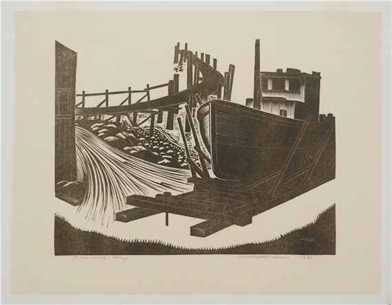 Harold Mallette Dean | Barns (1936) | MutualArt