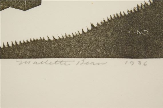 Harold Mallette Dean | Barns (1936) | MutualArt