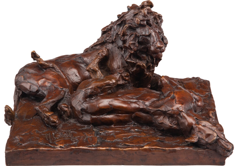 Mark Coreth | Lion and Lioness | MutualArt