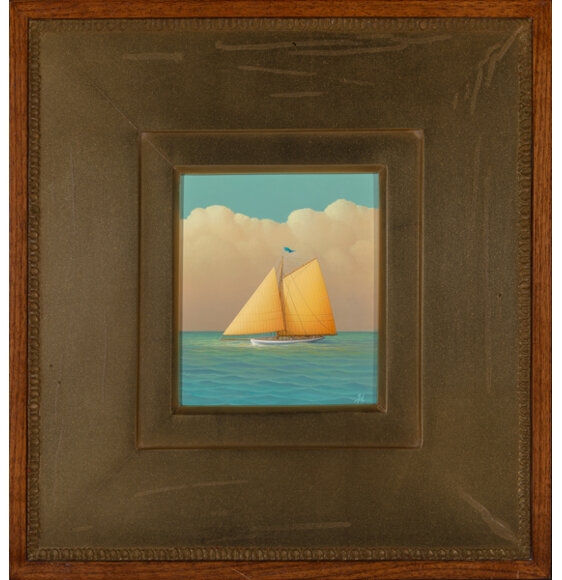 George Nemethy | Orange Sails | MutualArt