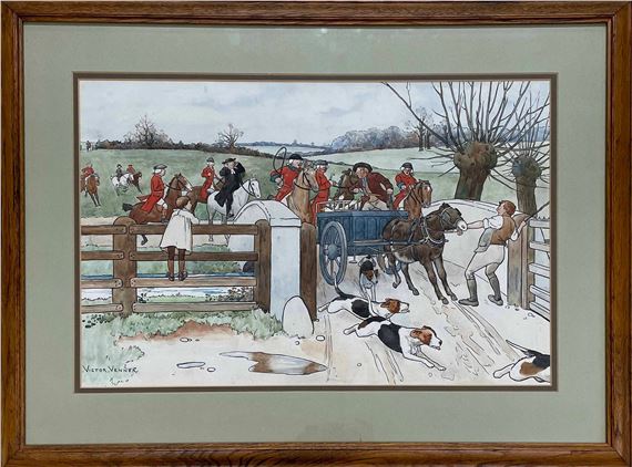 Victor Venner | Hard words at the gate | MutualArt