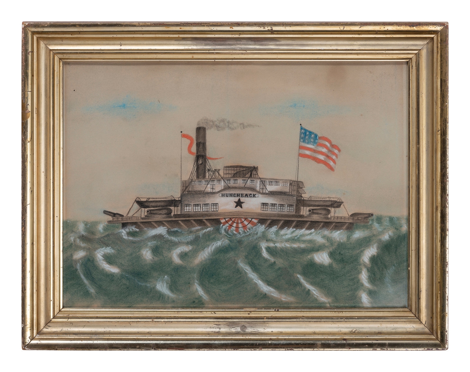 American School, 18th Century | USS Hunchback (Circa 1860s) | MutualArt