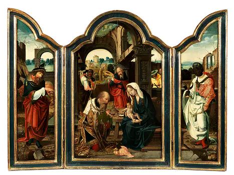 Jan Mertens the Younger | TRIPTYCHON MIT DER ANBETUNG DER KÖNIGe | MutualArt