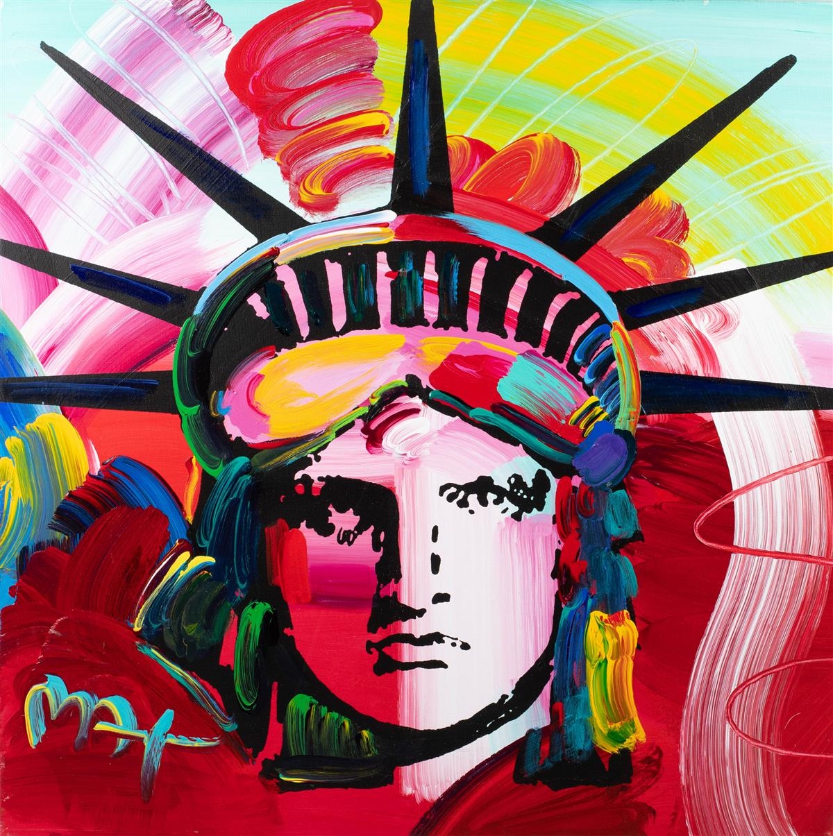 Peter Max | STATUE OF LIBERTY | MutualArt