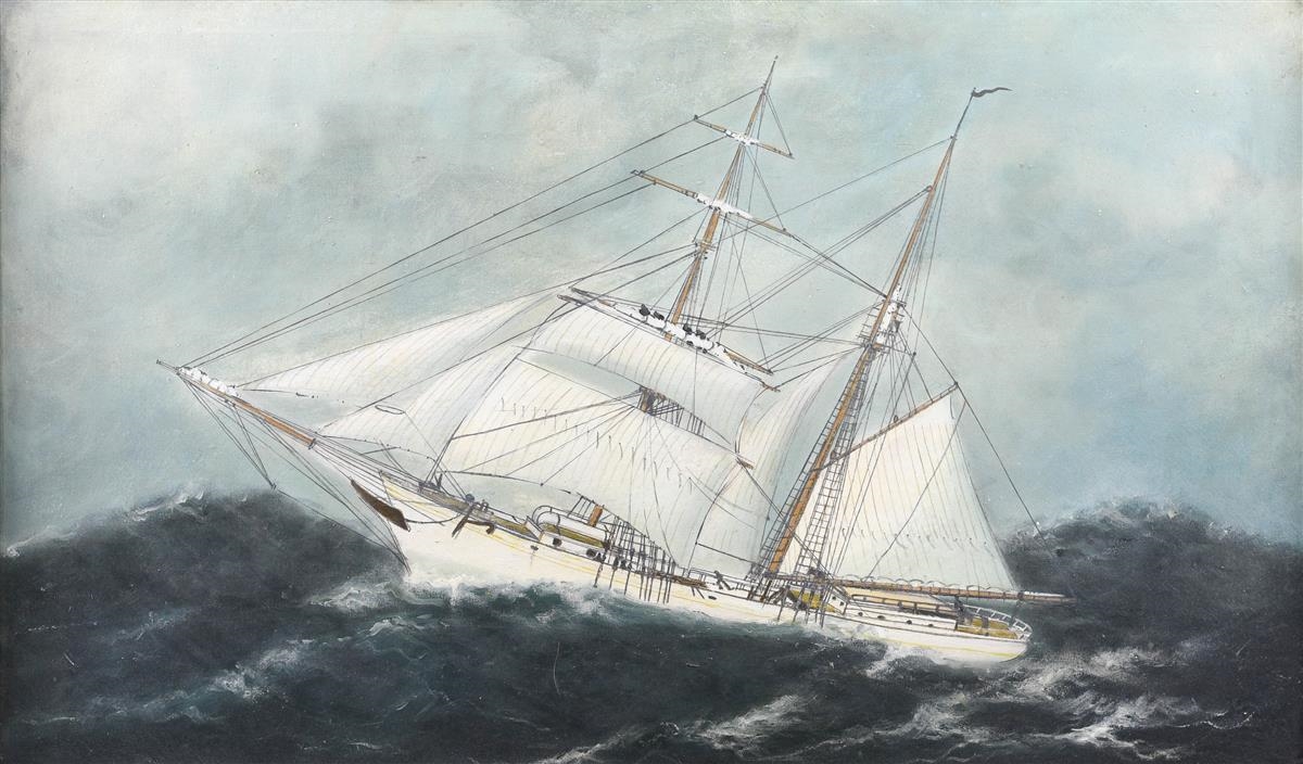 William Stobbs | PORTRAIT OF A BRIGANTINE | MutualArt