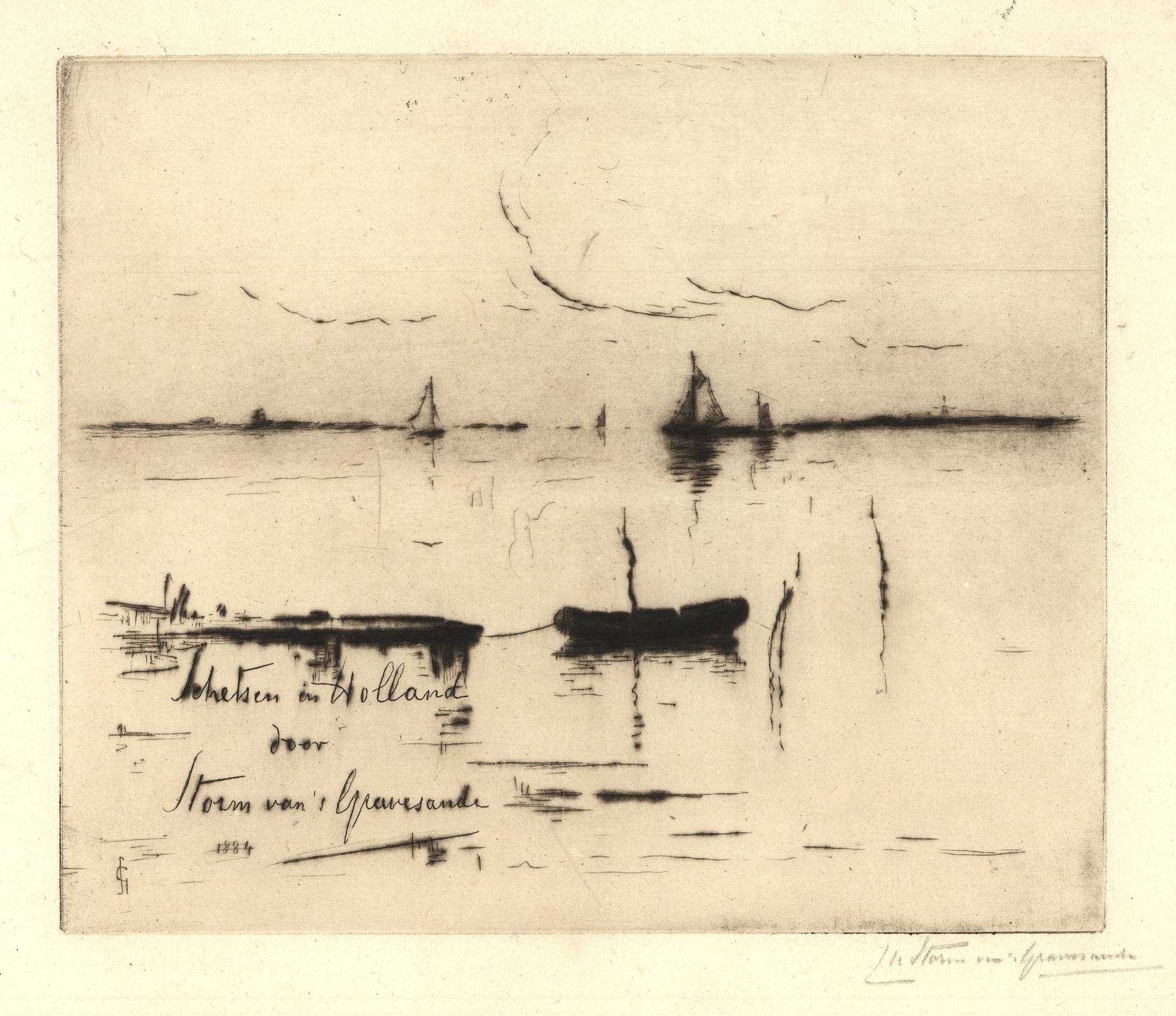 Carel Nicolaas Storm van 's Gravesande | Schetsen in Holland (1884) | MutualArt