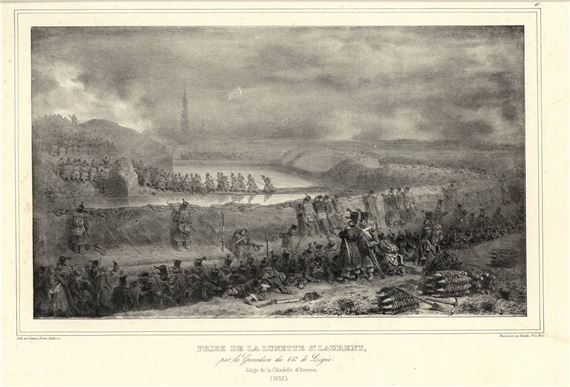 Denis Auguste Marie Raffet | Dessins faits d'après nature au siège de ...