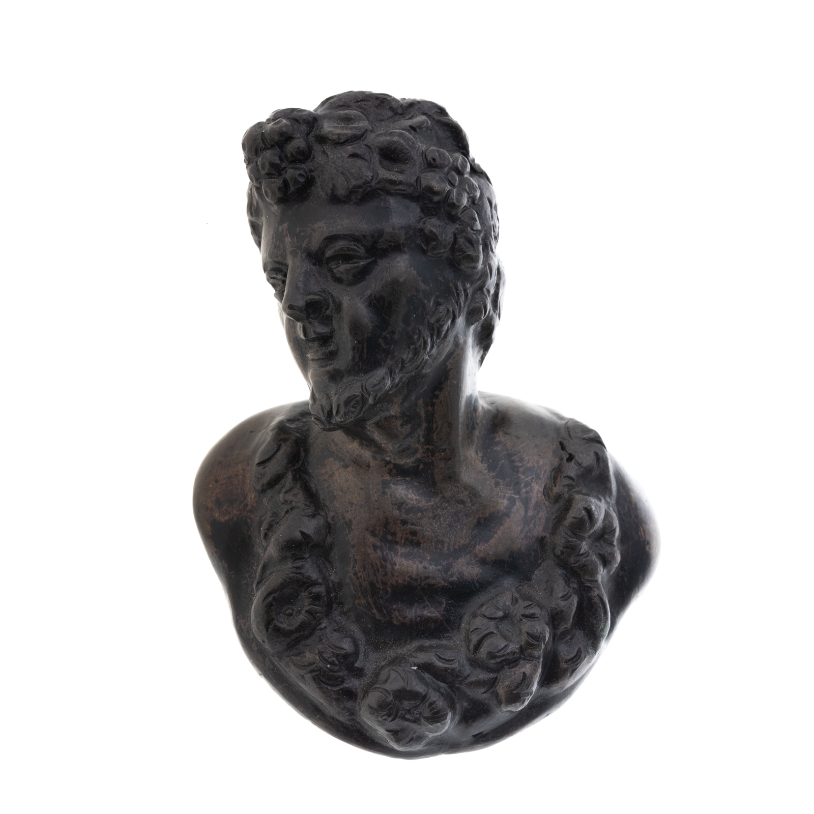 Andrea Riccio | Miniature bronze bust of Dionysus | MutualArt