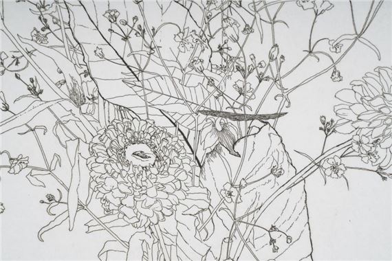 Gordon Cook | BABY'S BREATH AND DAHLIAS (1968) | MutualArt