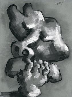 Jacques Lipchitz | Prometheus Strangling the Vulture (1935) | MutualArt